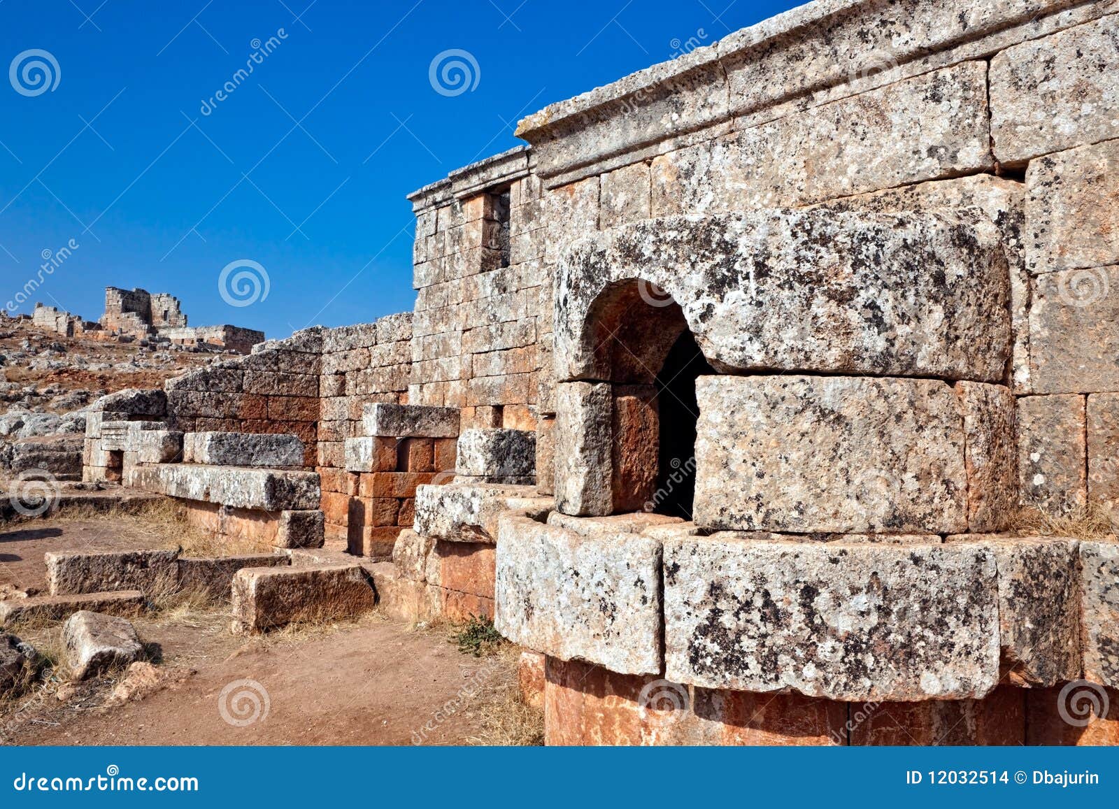 Syria - the Dead Cities stock photo. Image of architecture - 12032514