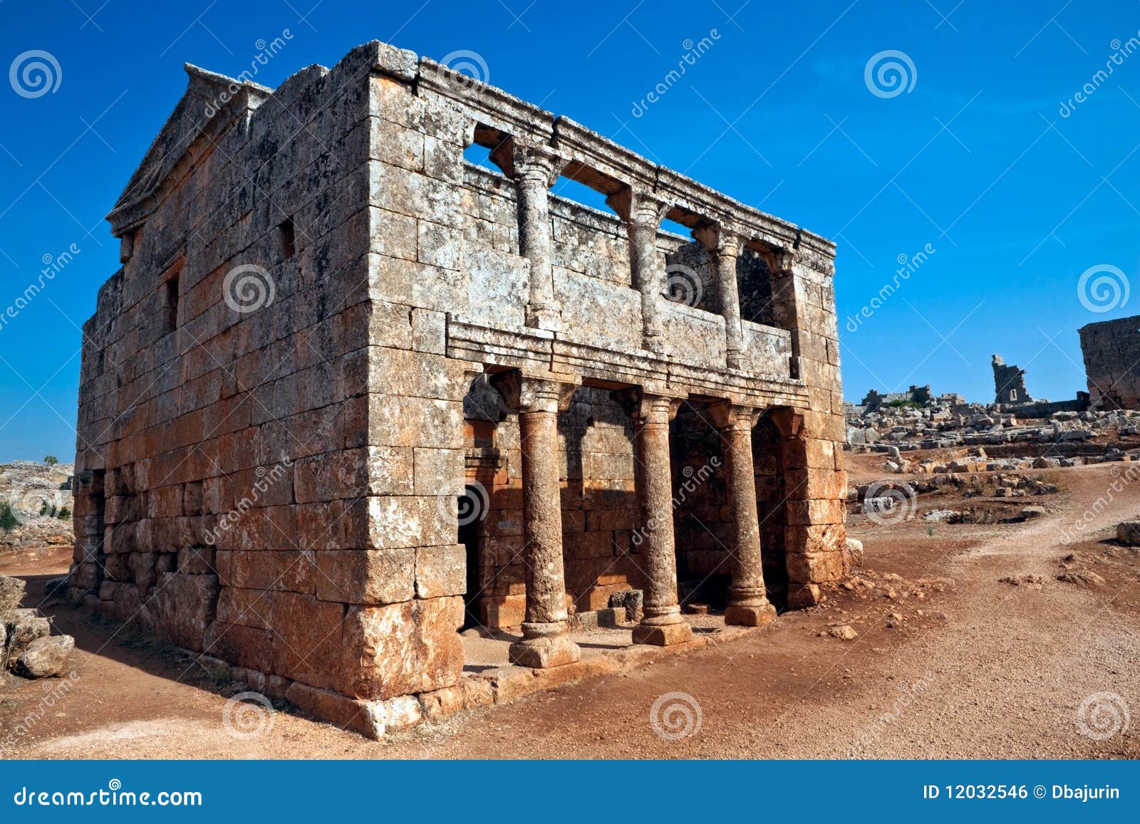 Syria - the Dead Cities stock photo. Image of byzantine - 12032546