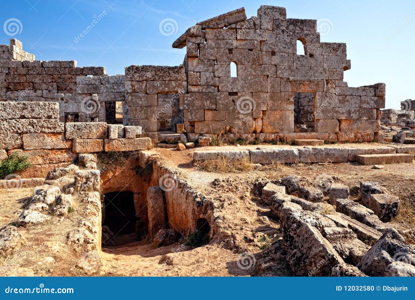 Syria - the Dead Cities stock photo. Image of famous - 12032580