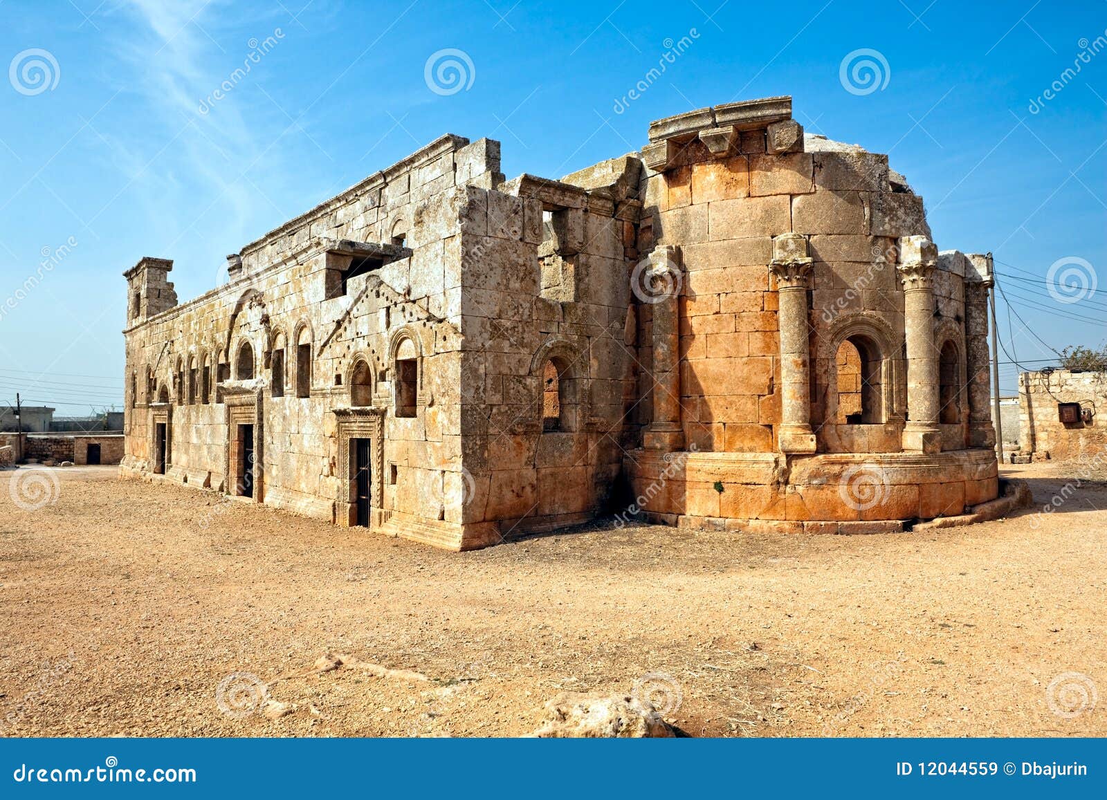 Syria - the Dead Cities, Qalb Lozeh Stock Image - Image of landmark ...
