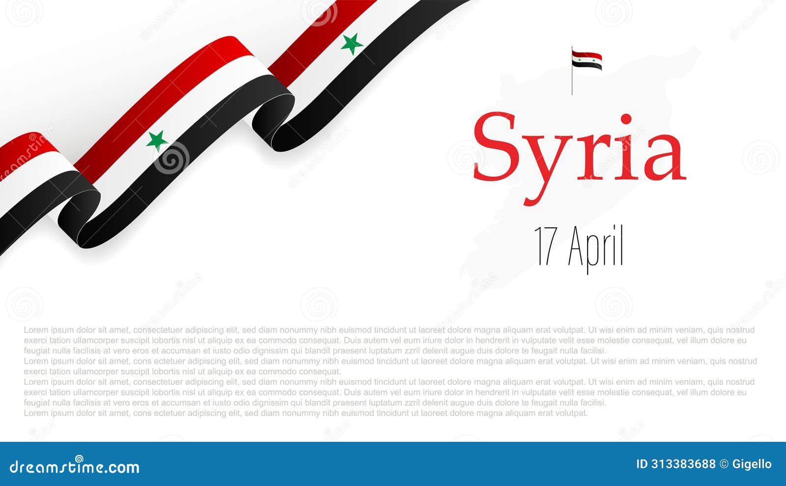Syria Evacuation Day Also Called Syria Independence Day, Vector ...