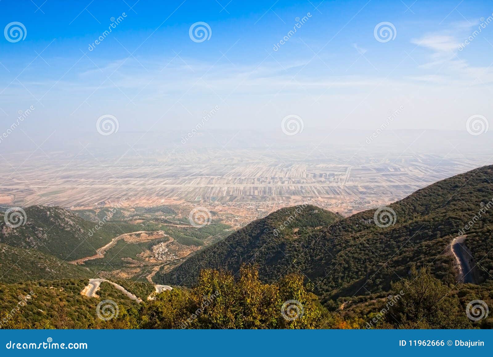 Syria - Fields with Irrigation Stock Photo - Image of landscape, arabic ...