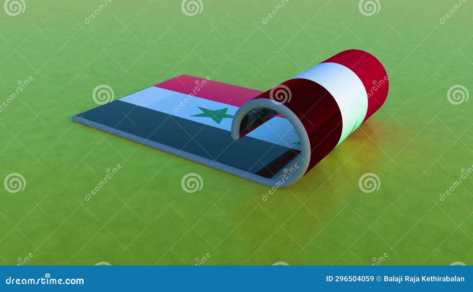 Syria Flag - Rolling Animation Stock Video - Video of graphic, world ...
