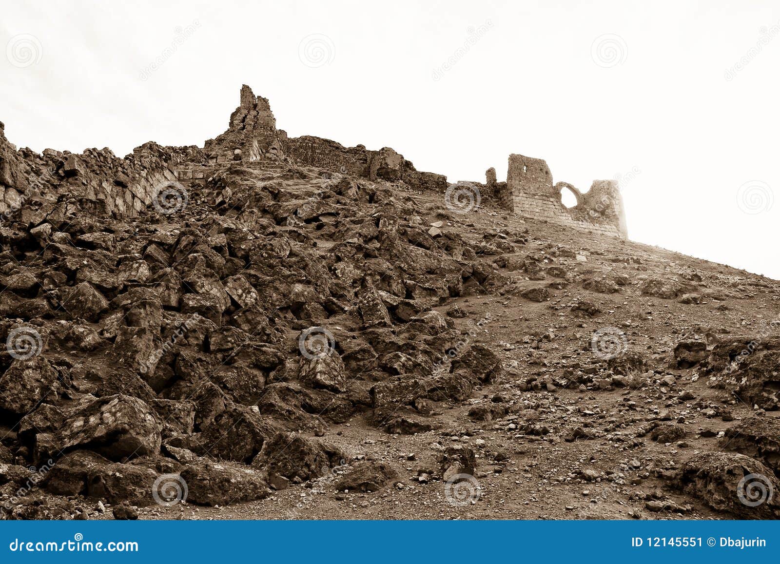 Syria - Halabia, Town of Zenobia Stock Image - Image of history, arabic ...