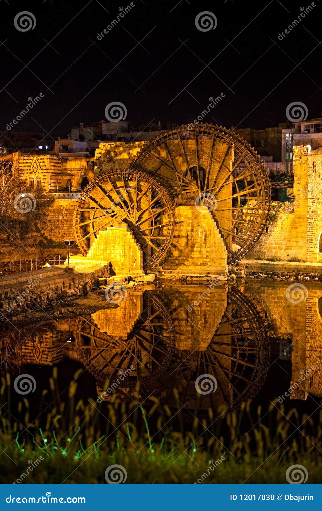 Syria - Hama stock photo. Image of monumental, norias - 12017030