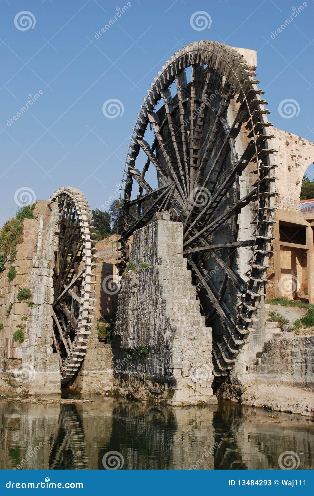Syria - Hama stock image. Image of noria, site, historical - 13484293
