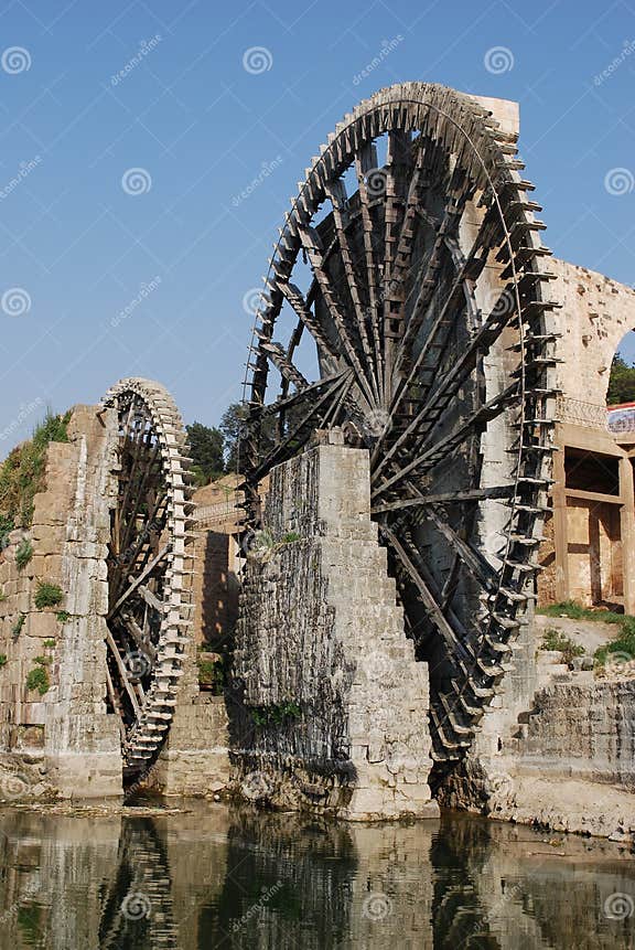 Syria - Hama stock image. Image of noria, site, historical - 13484293