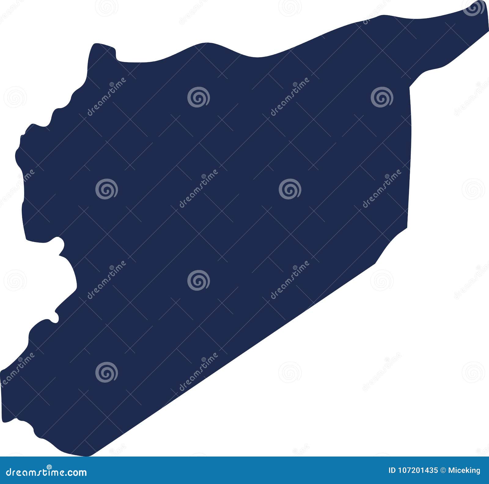 Syria map vector stock vector. Illustration of country - 107201435