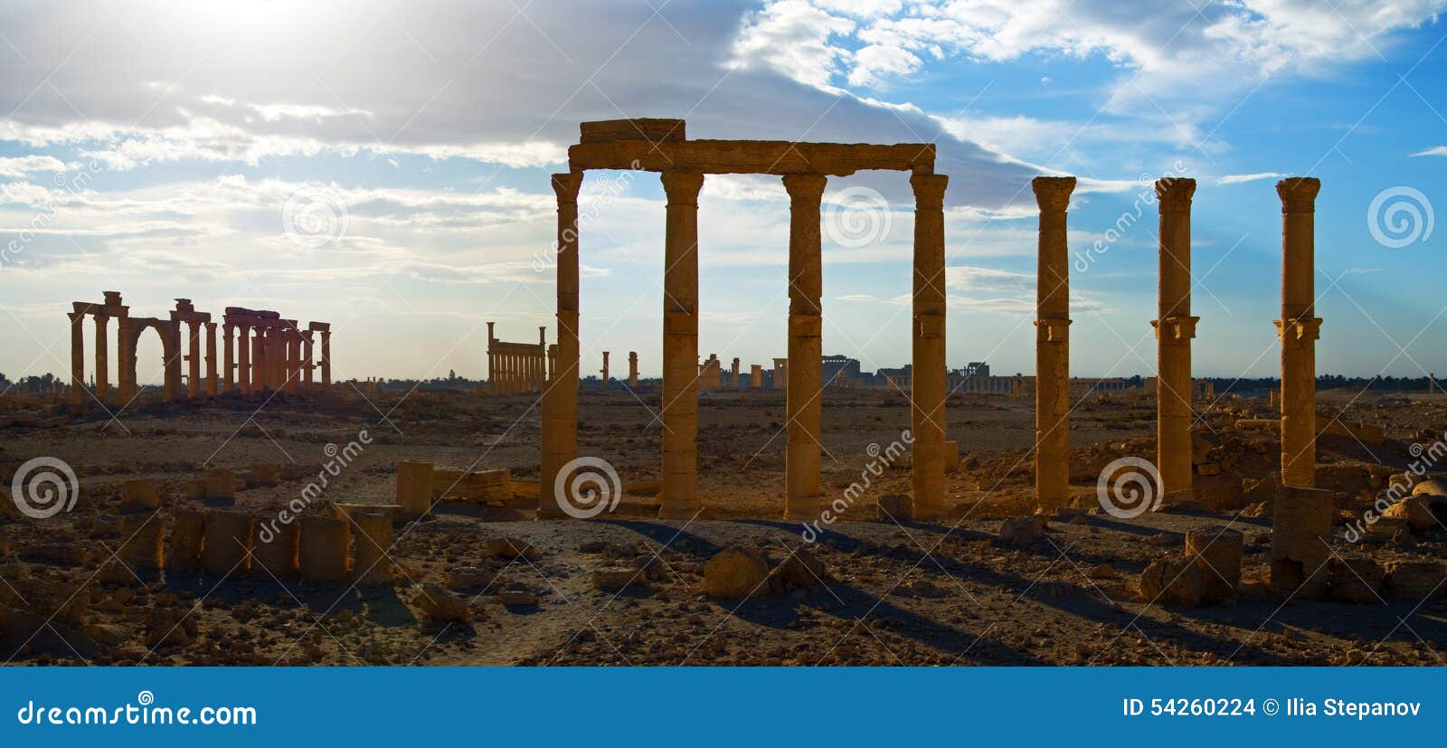 Syria . Palmyra stock photo. Image of locations, history - 54260224