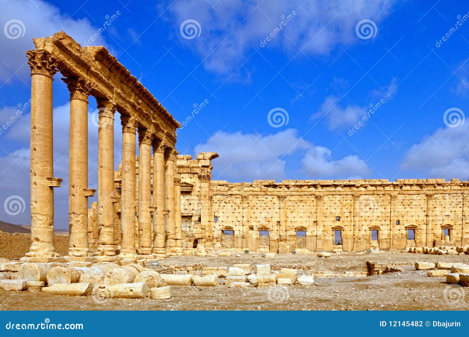 Syria - Palmyra (Tadmor) stock photo. Image of oriental - 12145482