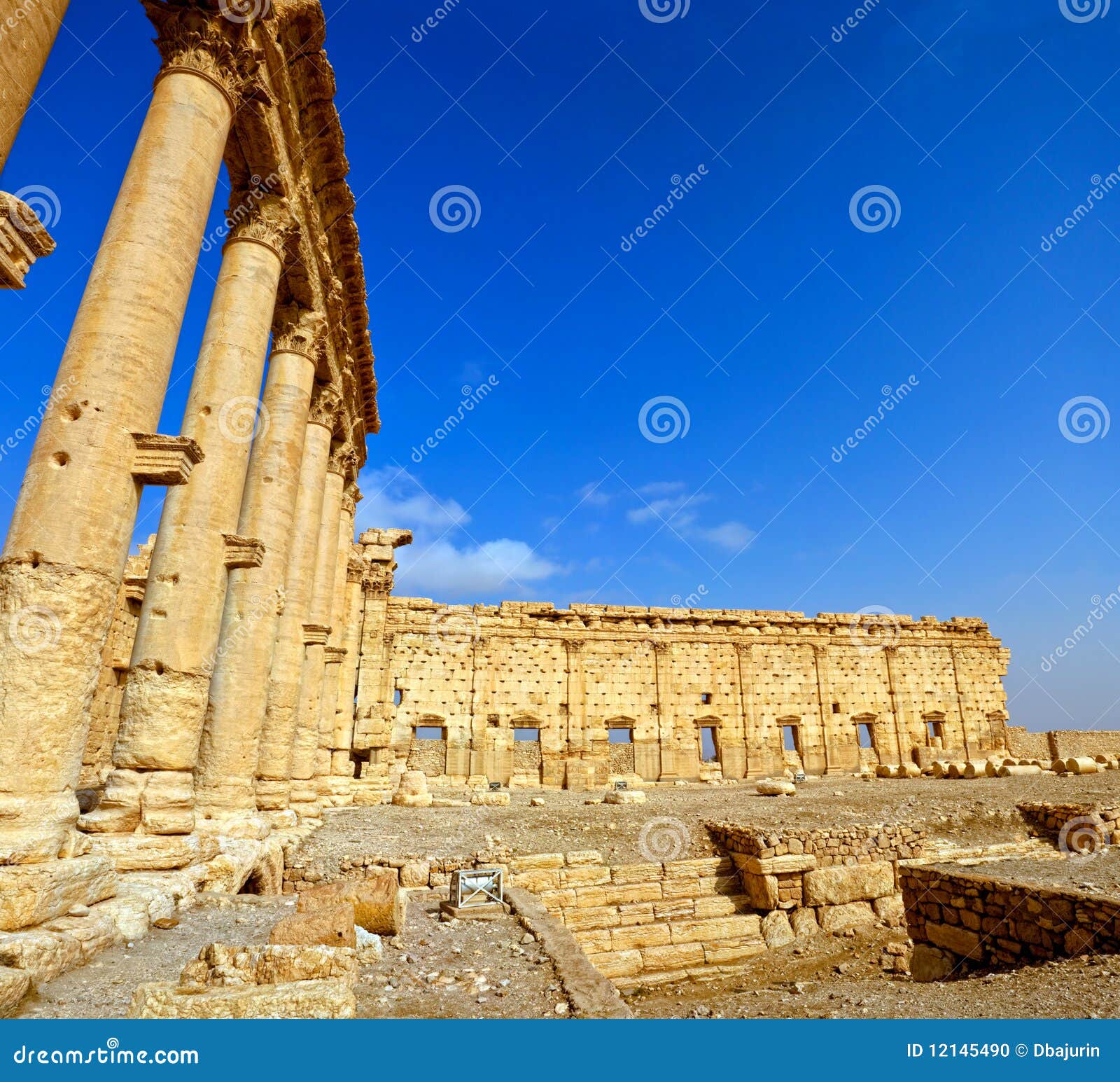 Syria - Palmyra (Tadmor) stock photo. Image of famous - 12145490