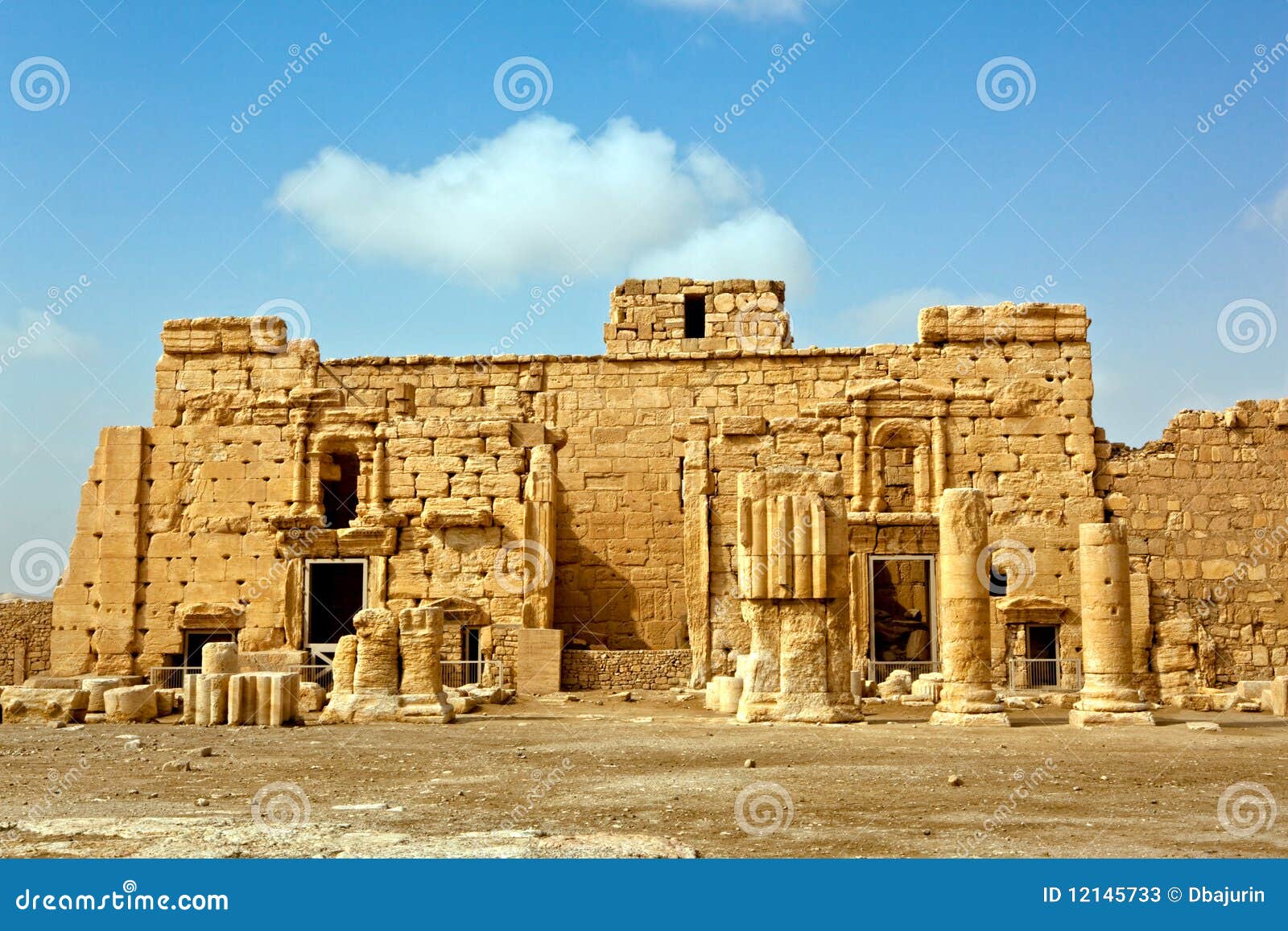 Syria - Palmyra (Tadmor) stock image. Image of period - 12145733