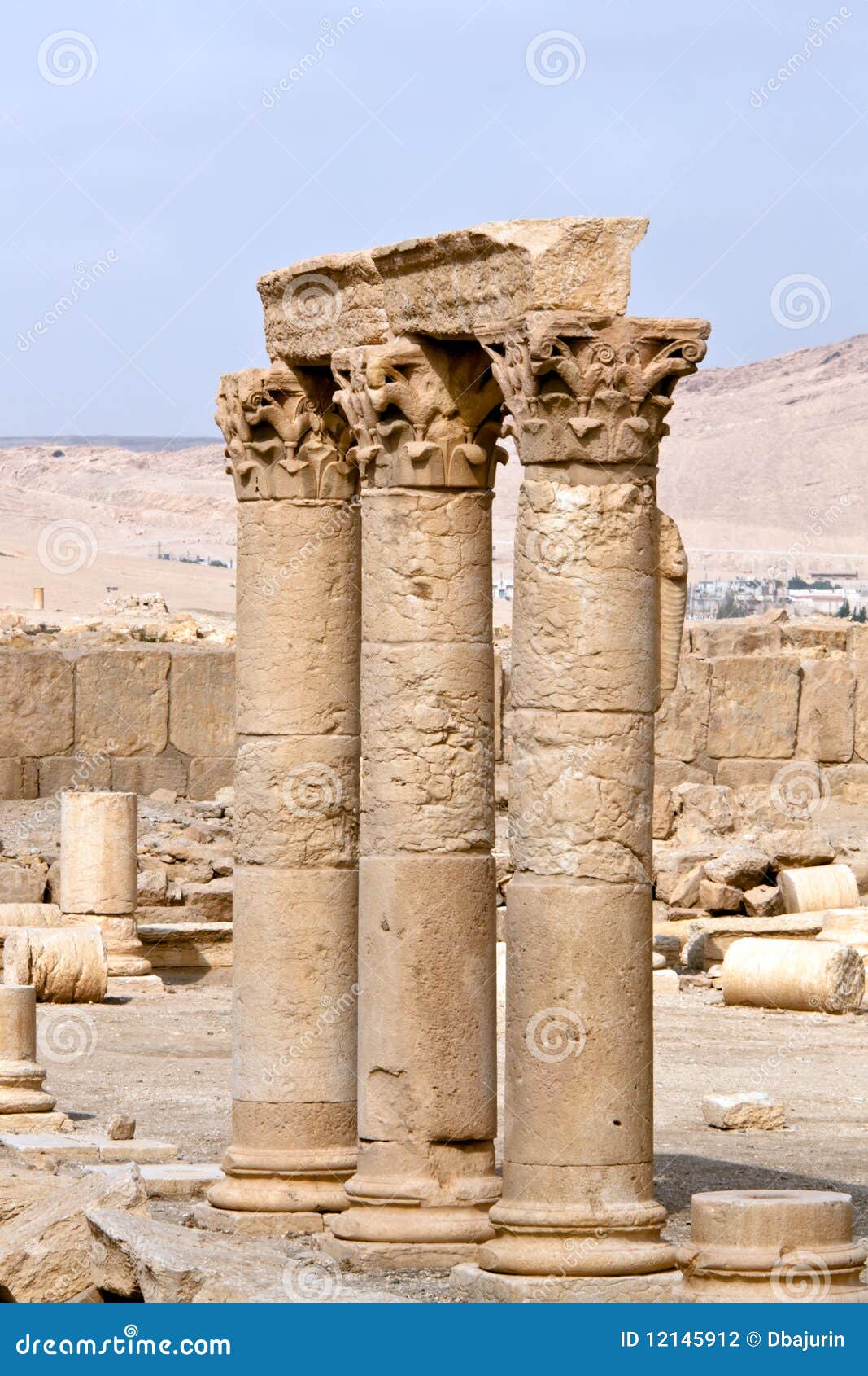 Syria - Palmyra (Tadmor) stock photo. Image of palmyra - 12145912