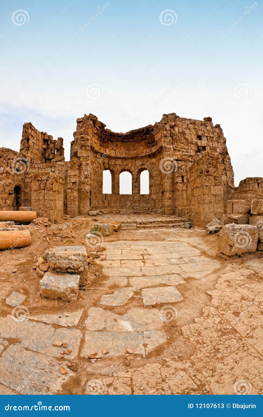 Syria - Rasafa stock image. Image of basilica, east, landmark - 12107613