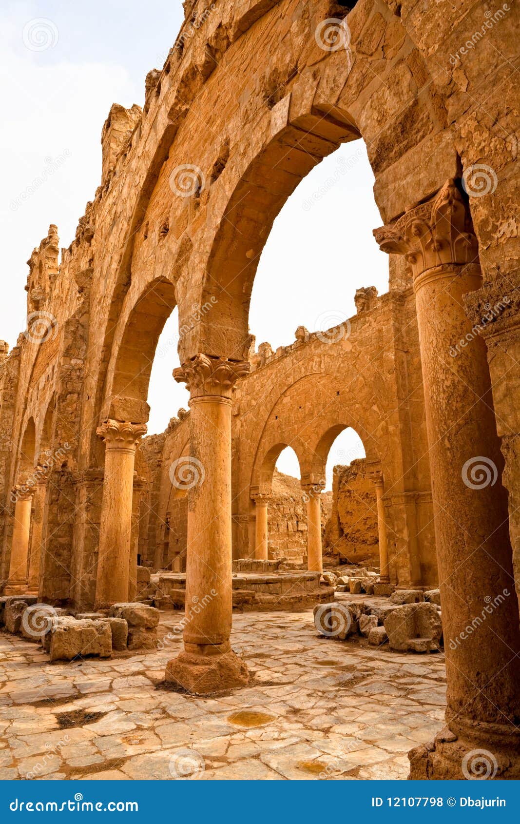 Syria - Rasafa stock photo. Image of column, history - 12107798