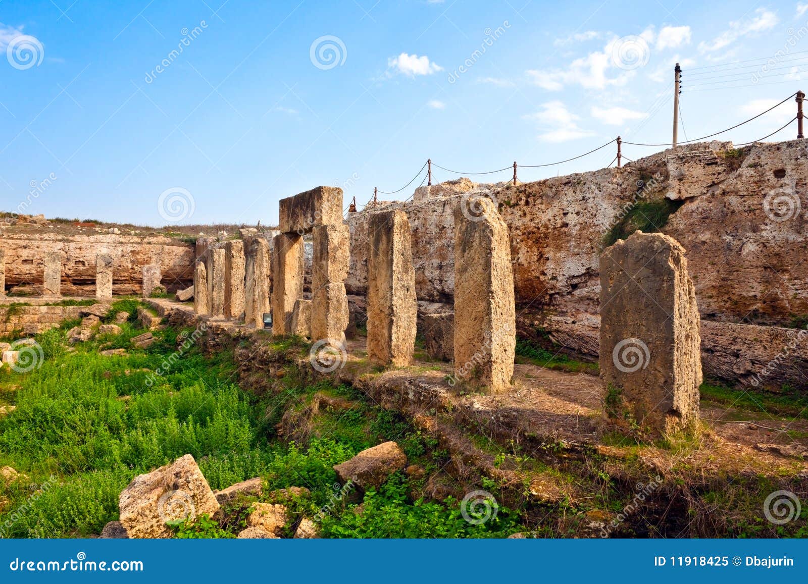 Syria - Tartus Ancient Place Amrit Stock Image - Image of hercules ...