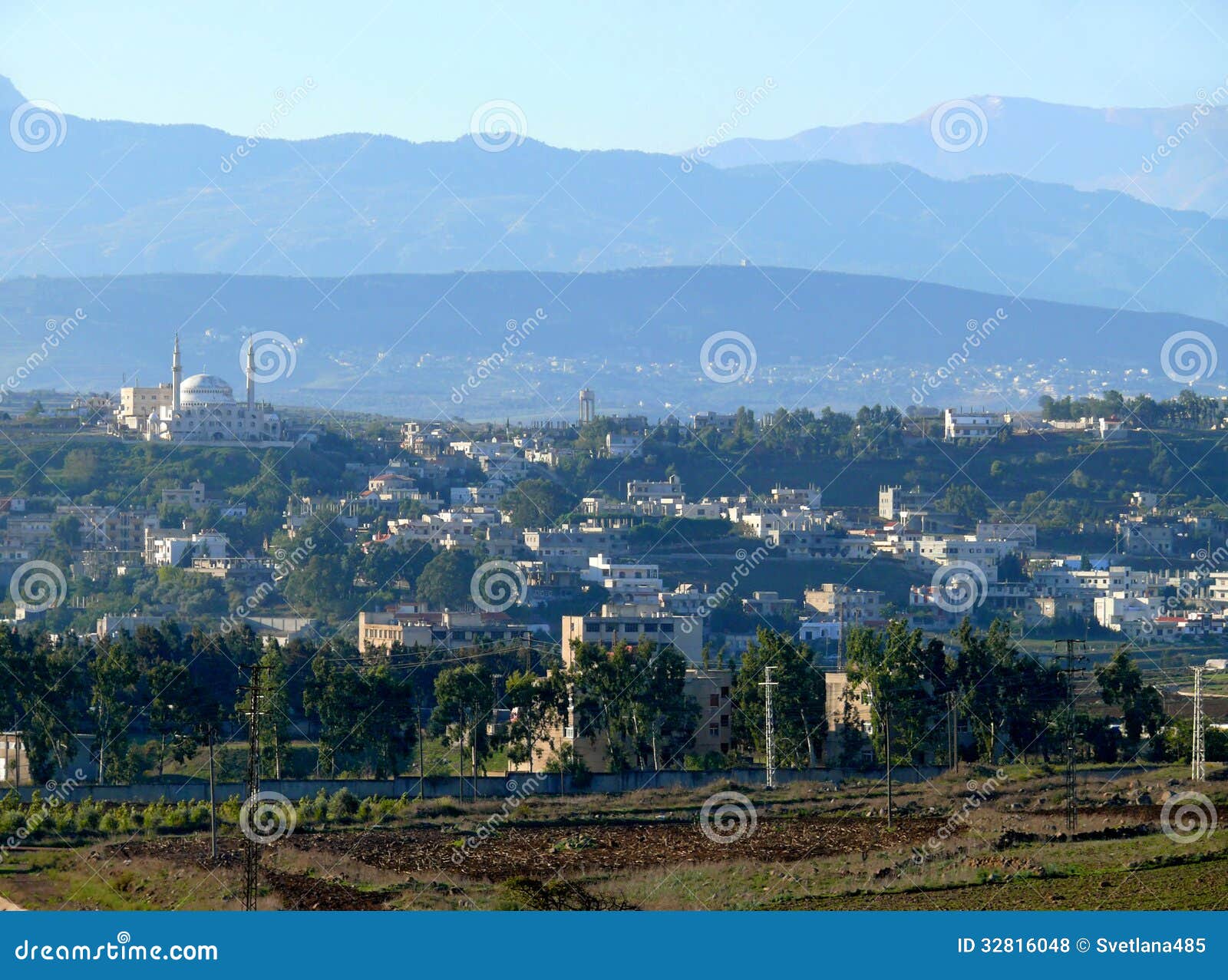 Syria. Tell Katakh stock photo. Image of katakh, grass - 32816048