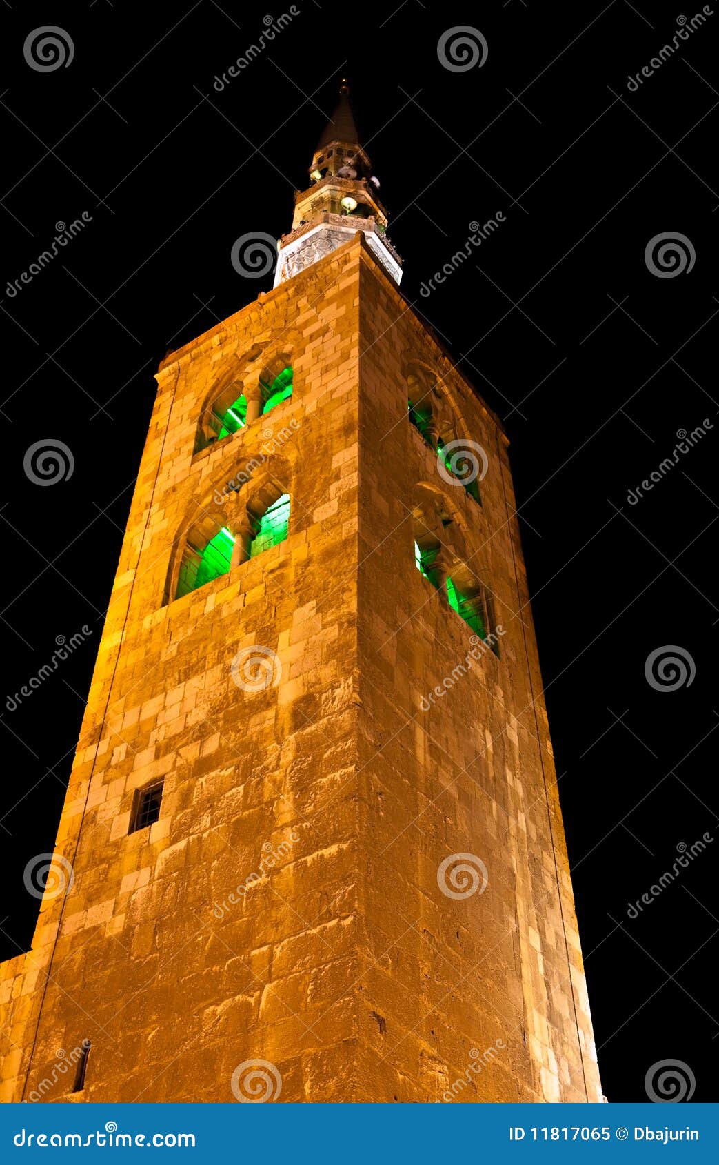Mosque Tower And The Beautiful Sky Royalty-Free Stock Photography ...