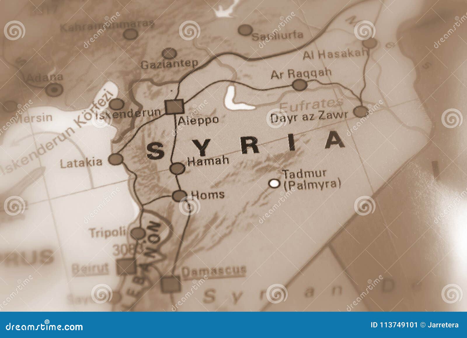 Syrian Arab Republic - Syria Stock Image - Image of arab, detailed ...