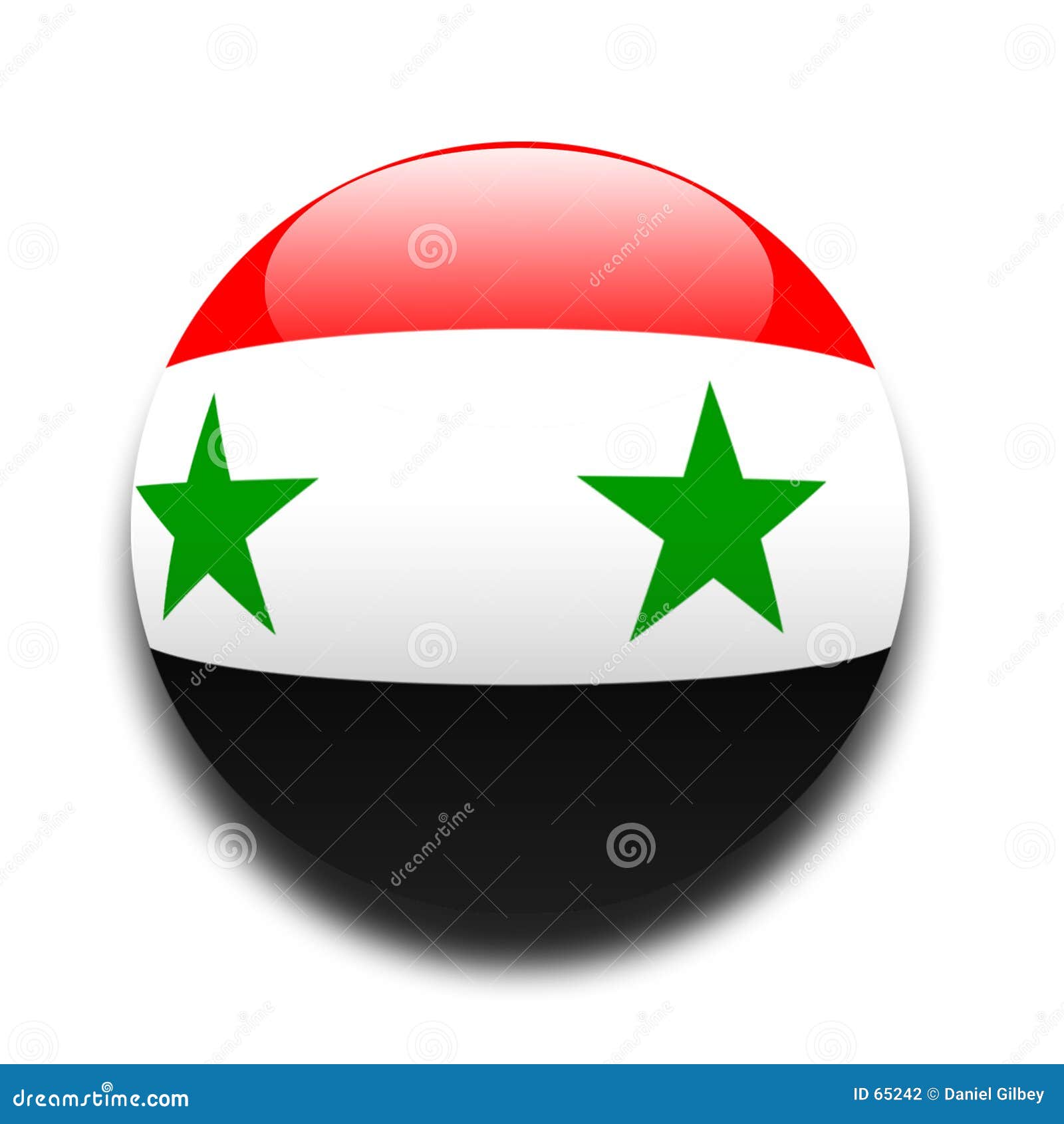 Syrian flag stock illustration. Illustration of ball, sphere - 65242