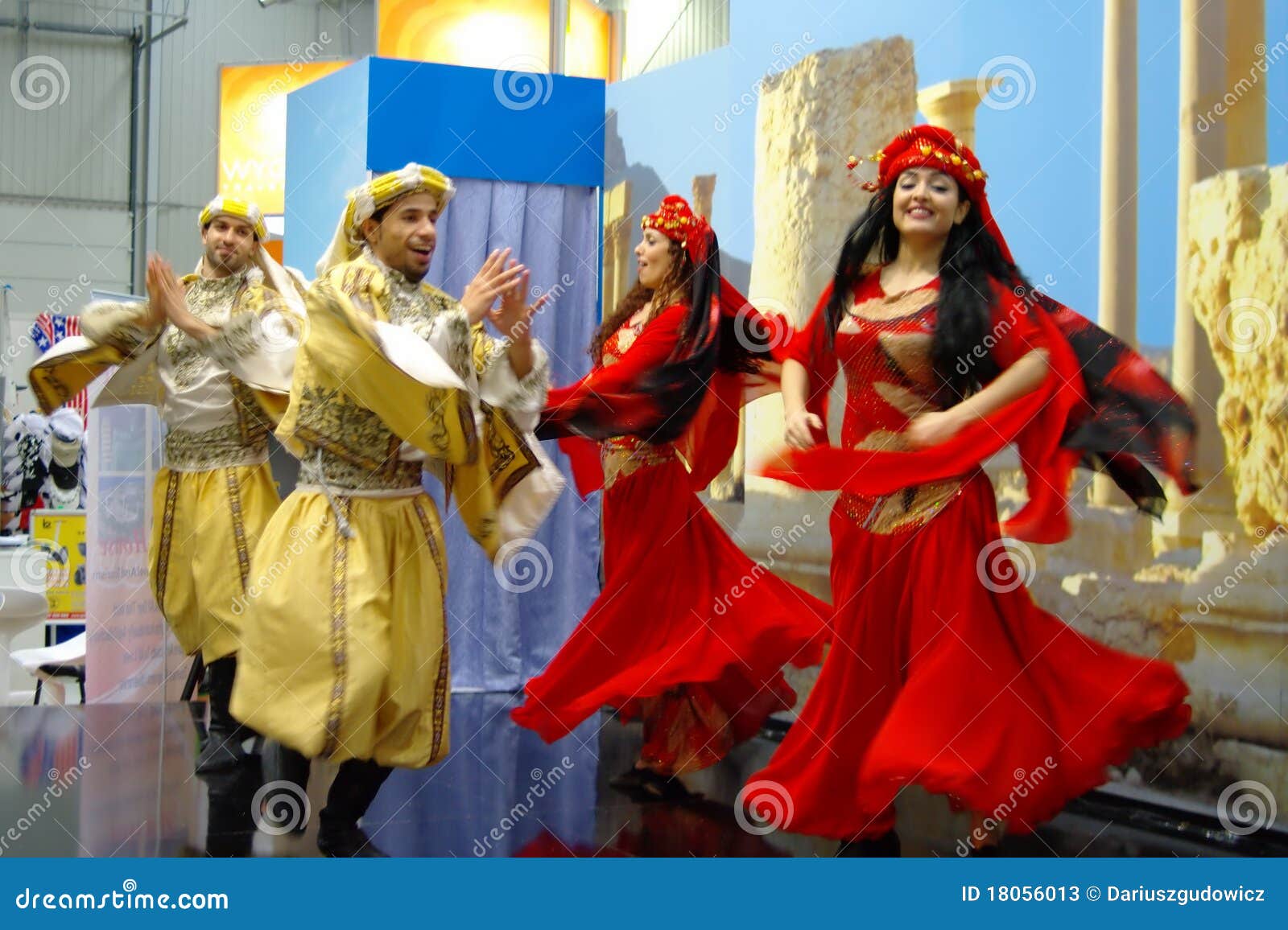Syrian Folk Dancers at TT Warsaw Editorial Stock Photo - Image of hall ...