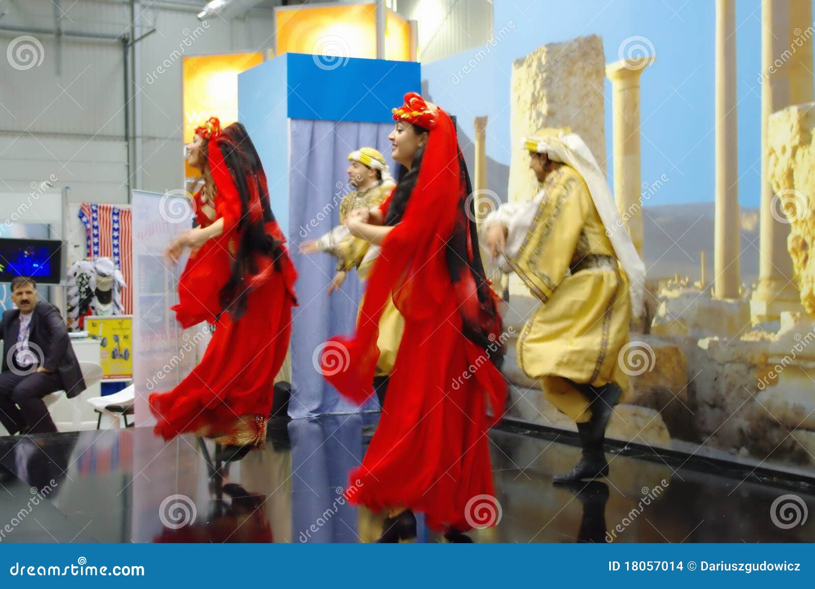 Syrian Folk Dancers at TT Warsaw Editorial Stock Image - Image of ...