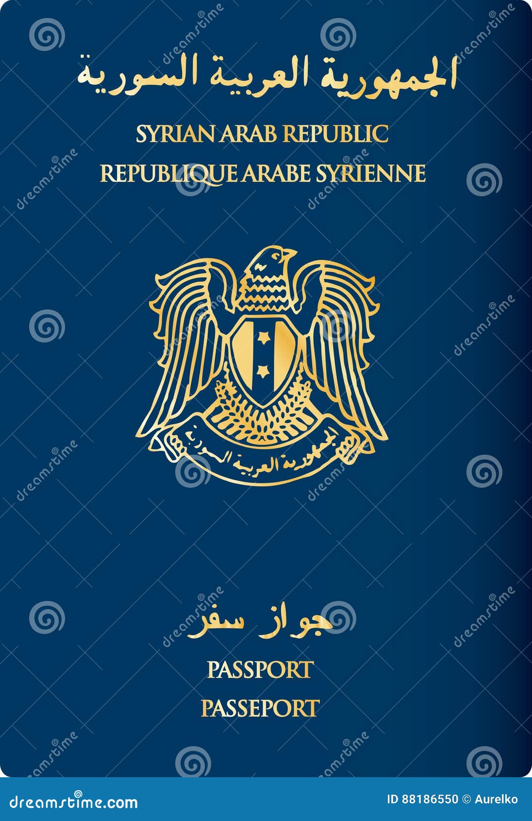 Syrian pass stock vector. Illustration of citizen, layout - 88186550