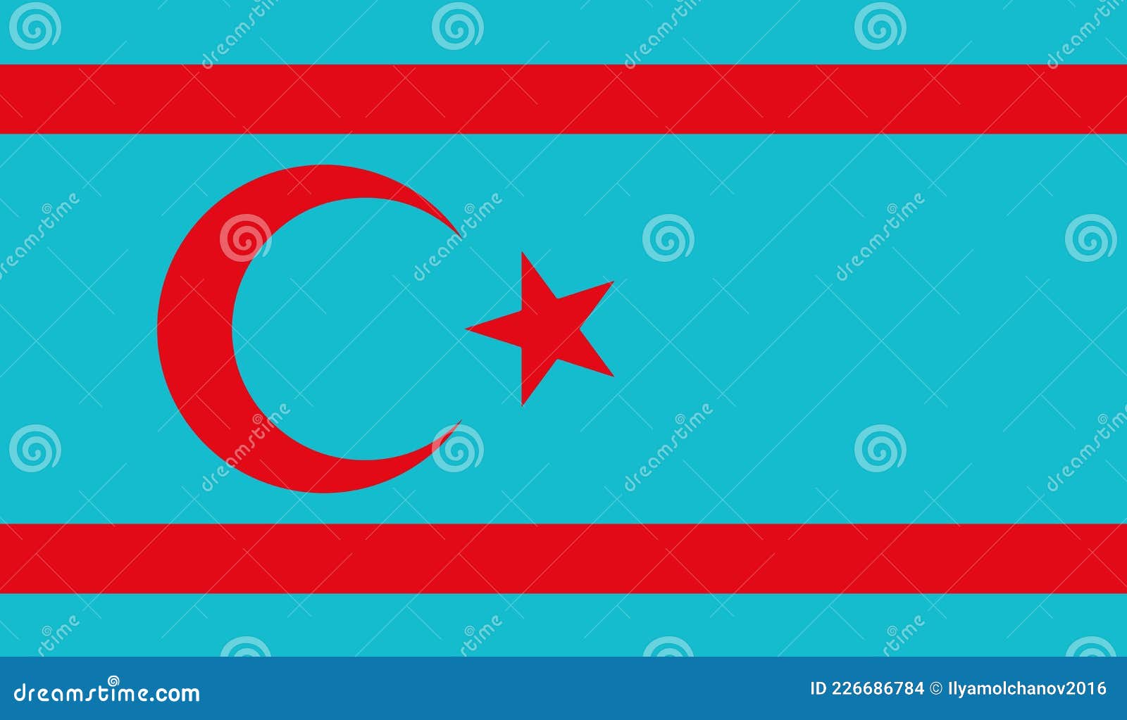 Syrian Turkomans Ethnic Groups Flag Vector Icon Stock Vector ...
