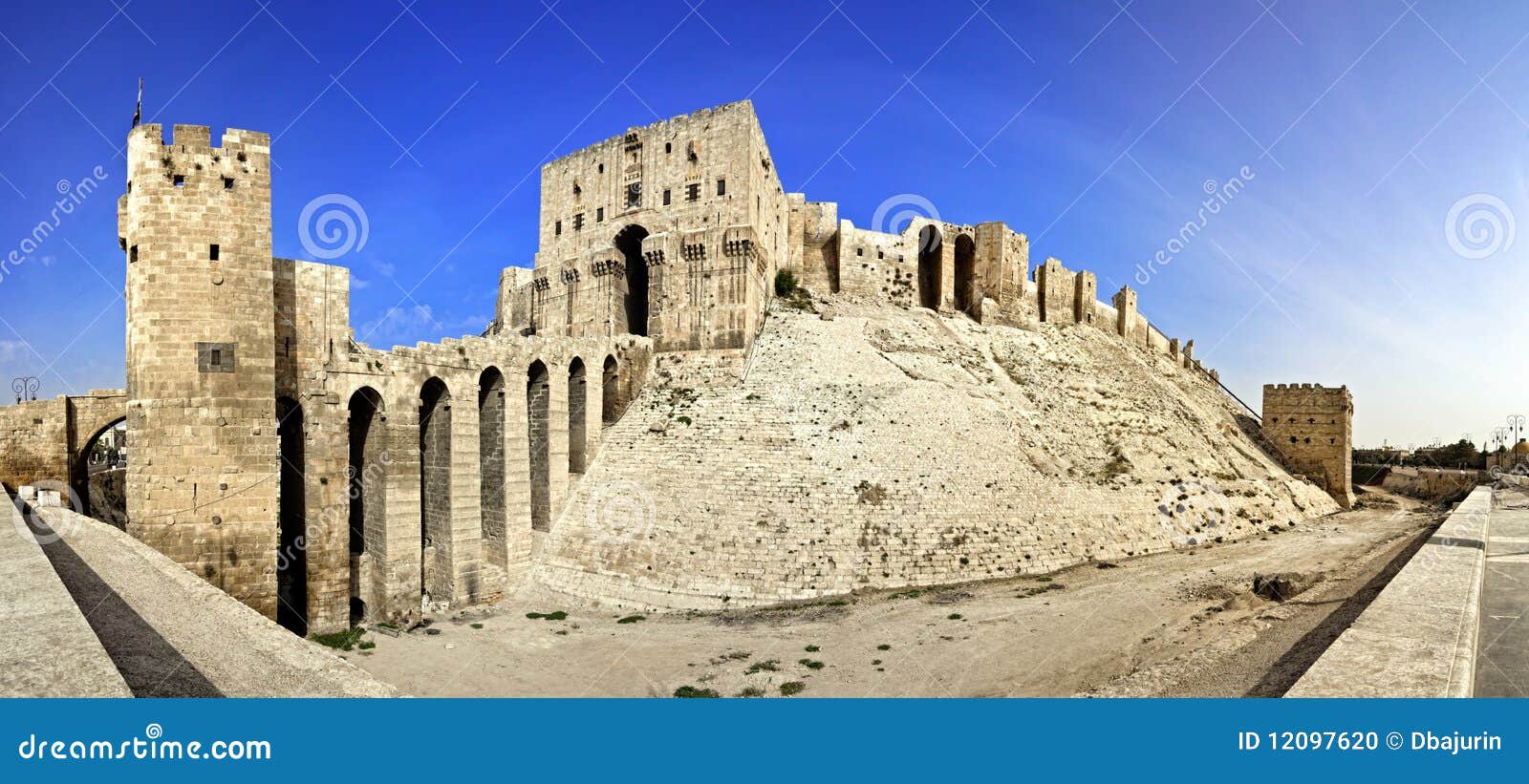 Syrien - Aleppo stockfoto. Bild von fort, schutz, historisch - 12097620