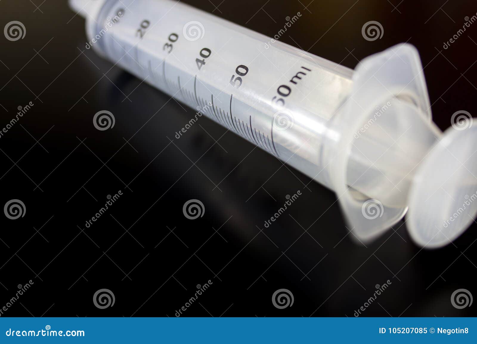 Syringe black stock image. Image of diabetes, cure, illness - 105207085