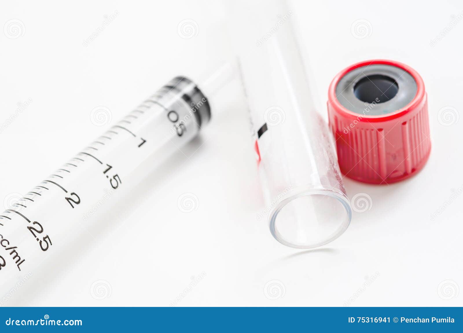 Blood Tube Test With Requisition Form For BMP Basic Metabolic Panel ...