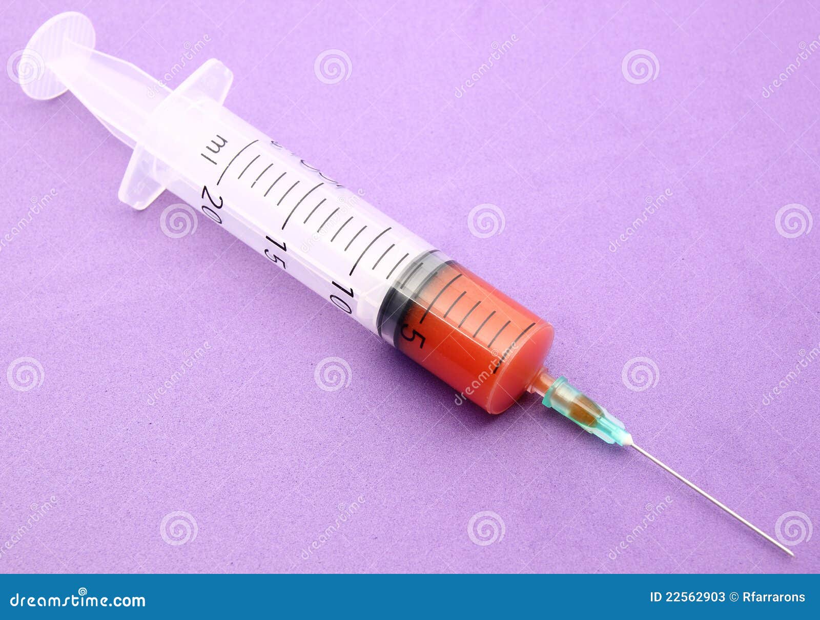 Syringe with blood stock image. Image of pharmacy, blood - 22562903