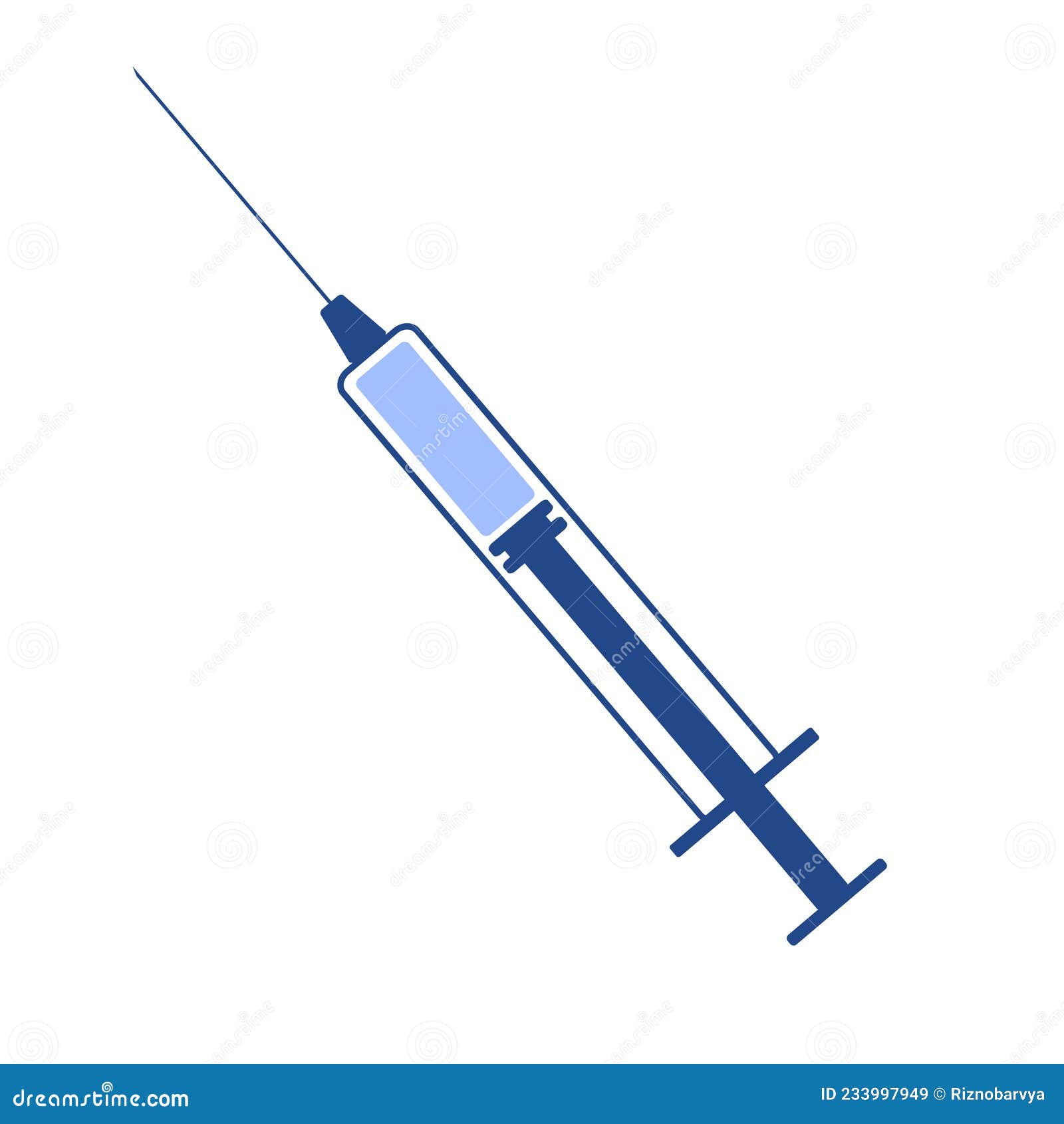 Syringe Blue Icon. Vector Illustration Stock Vector - Illustration of ... Syringe Blue Icon. Vector Illustration Stock Vector - Illustration of ...