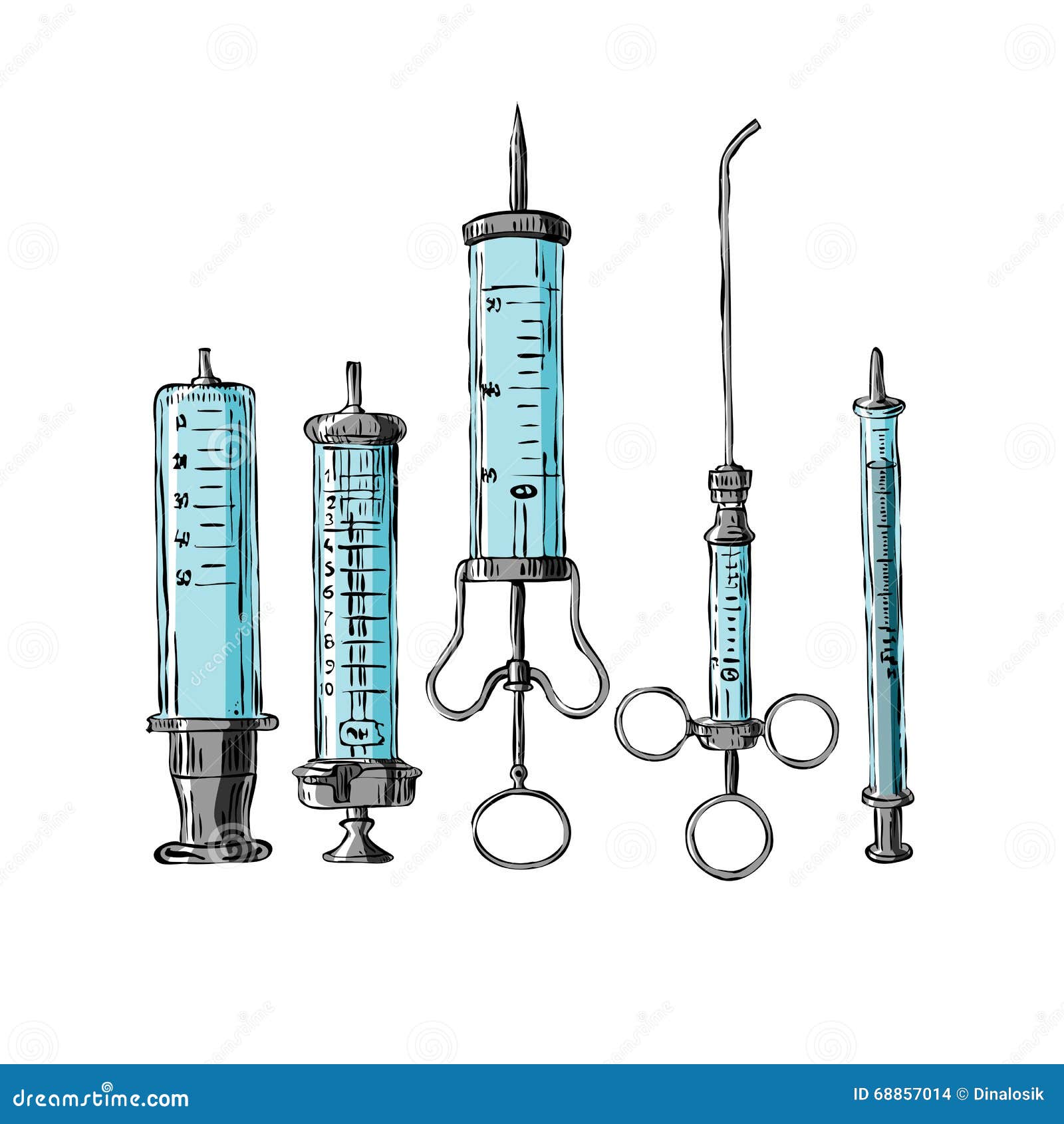 Syringe Cap on an Isolated White Background Stock Illustration ...