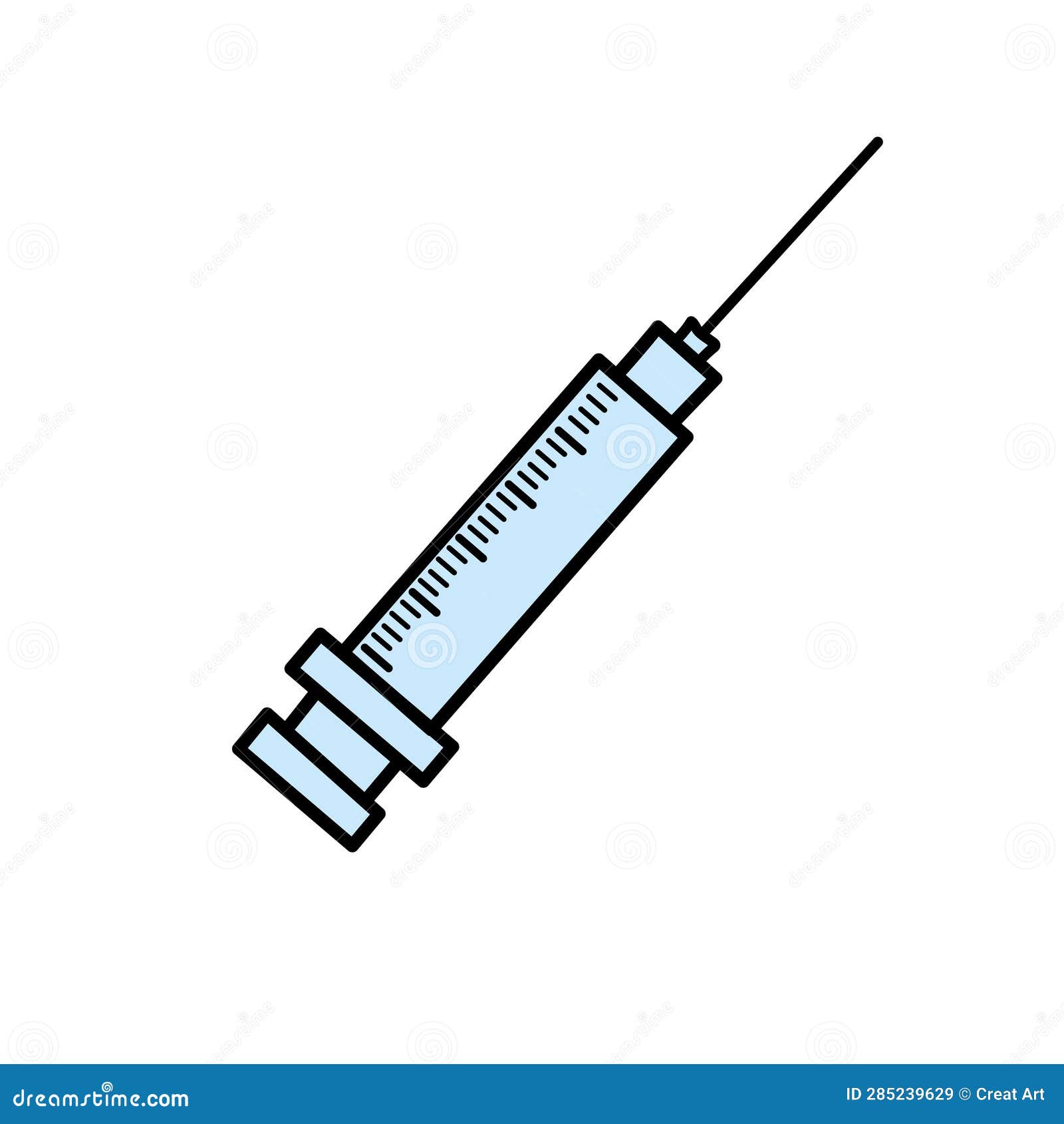 Syringe Cartoon Vector Illustration Stock Vector - Illustration of logo ...