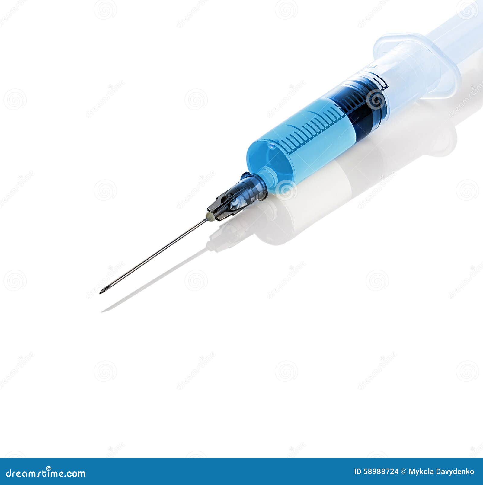 Syringe close-up isolated stock photo. Image of color - 58988724