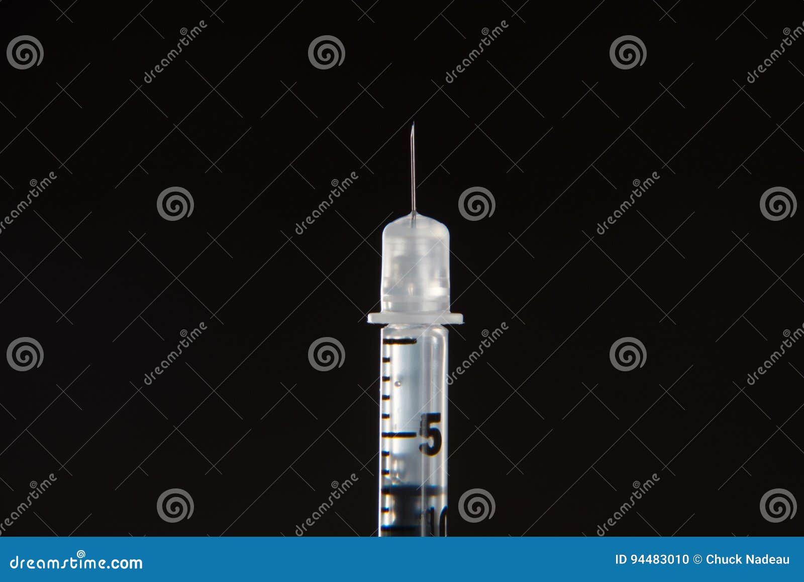 Syringe close up. stock photo. Image of close, needle - 94483010