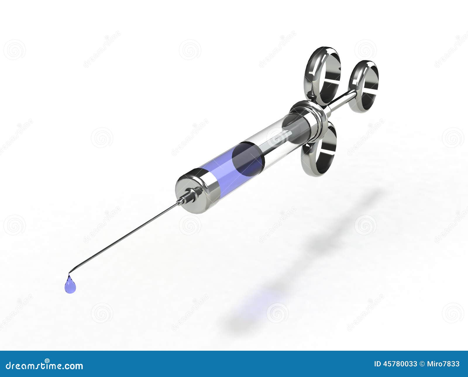 Syringe 3d stock image. Image of help, metal, checkup - 45780033