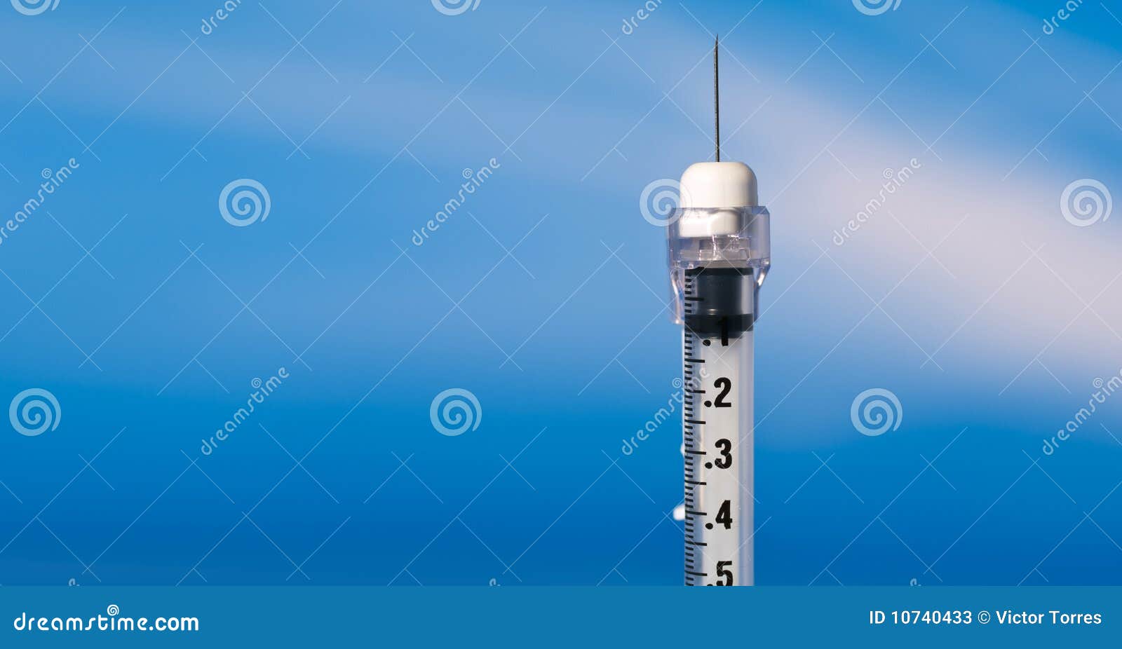 Syringe detail stock image. Image of blue, test, syringe - 10740433