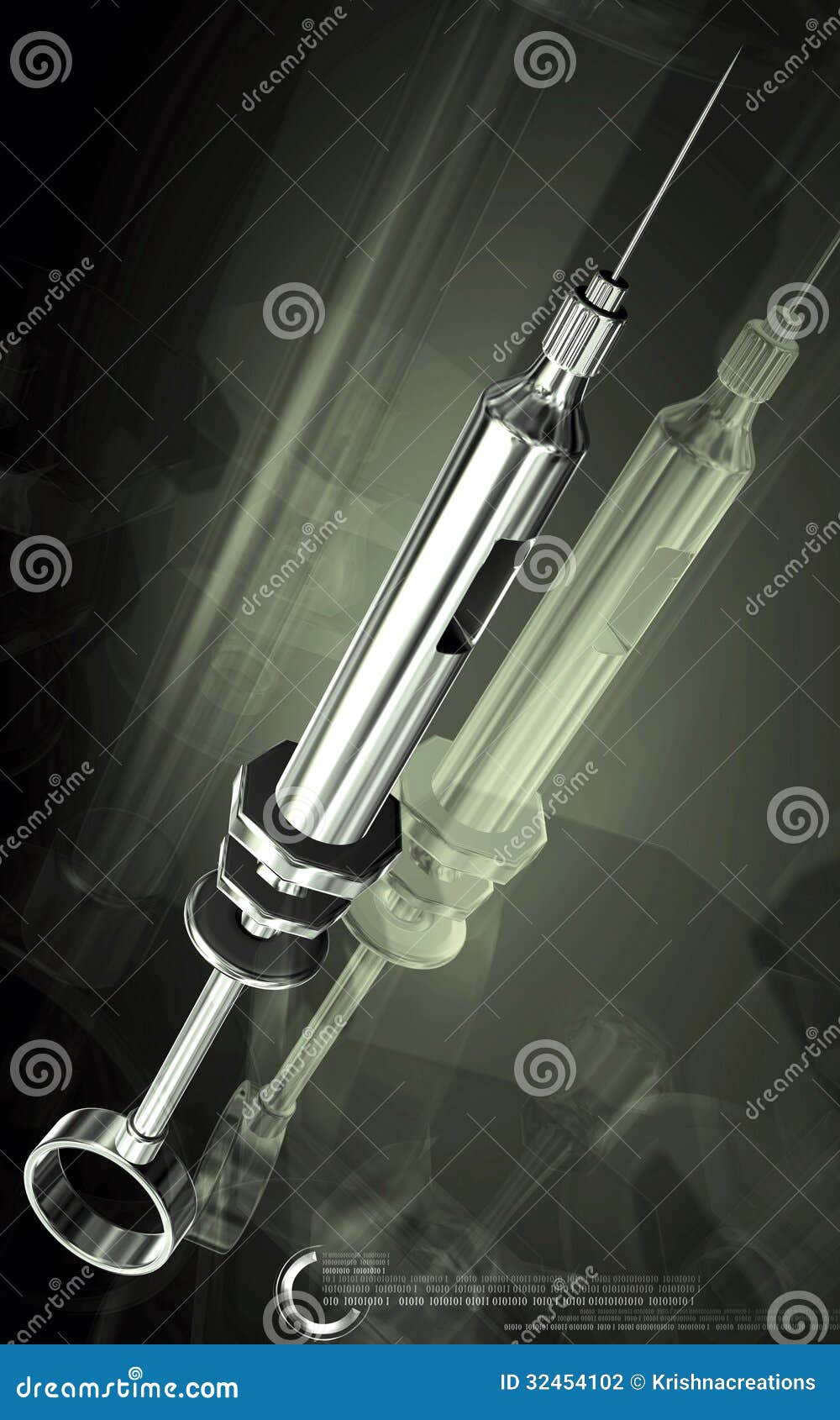 Syringe stock illustration. Illustration of abstract - 32454102