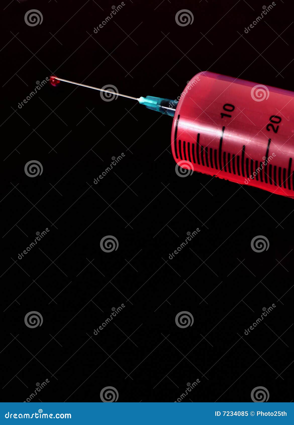 Syringe drop stock image. Image of needle, hospital, medicine - 7234085