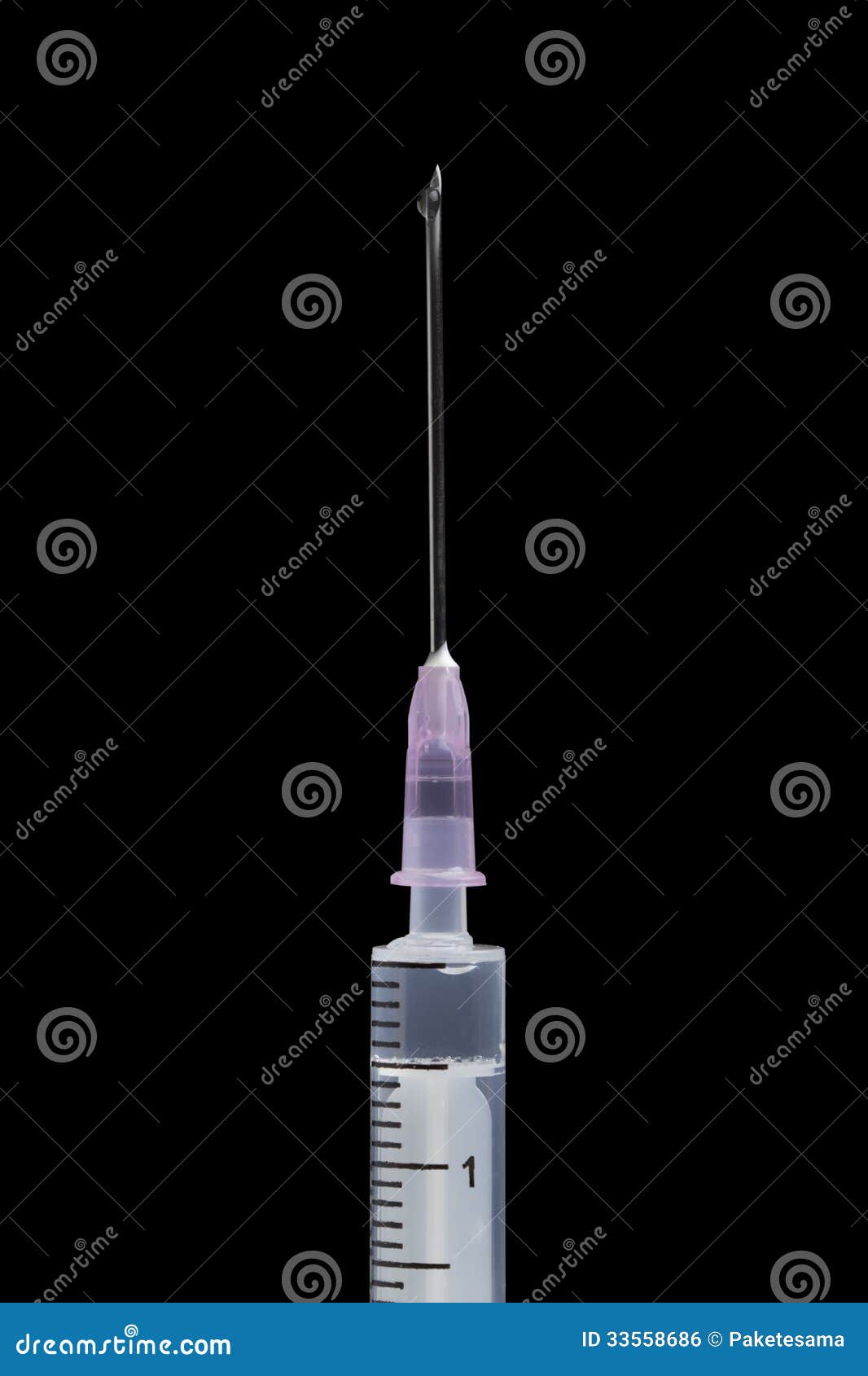Syringe with drop stock photo. Image of drop, macro, metal - 33558686