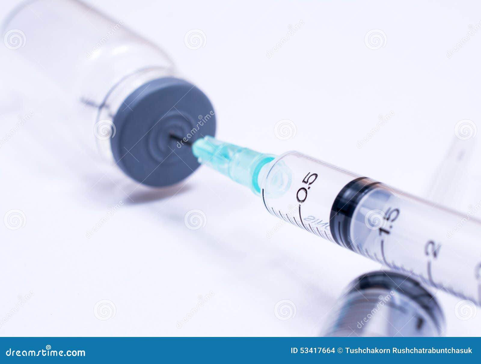 Syringe with Droplet and Medical. Stock Photo - Image of injection ...