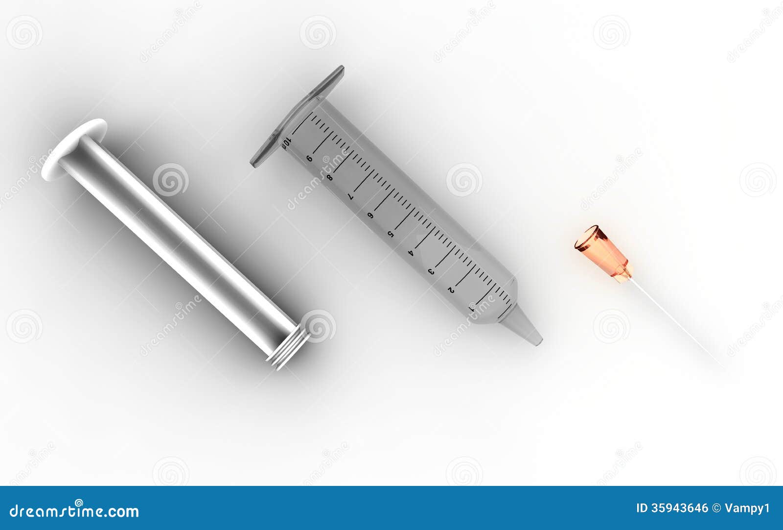 Syringe Exam Test Analysis Hospital Stock Illustration - Illustration ...