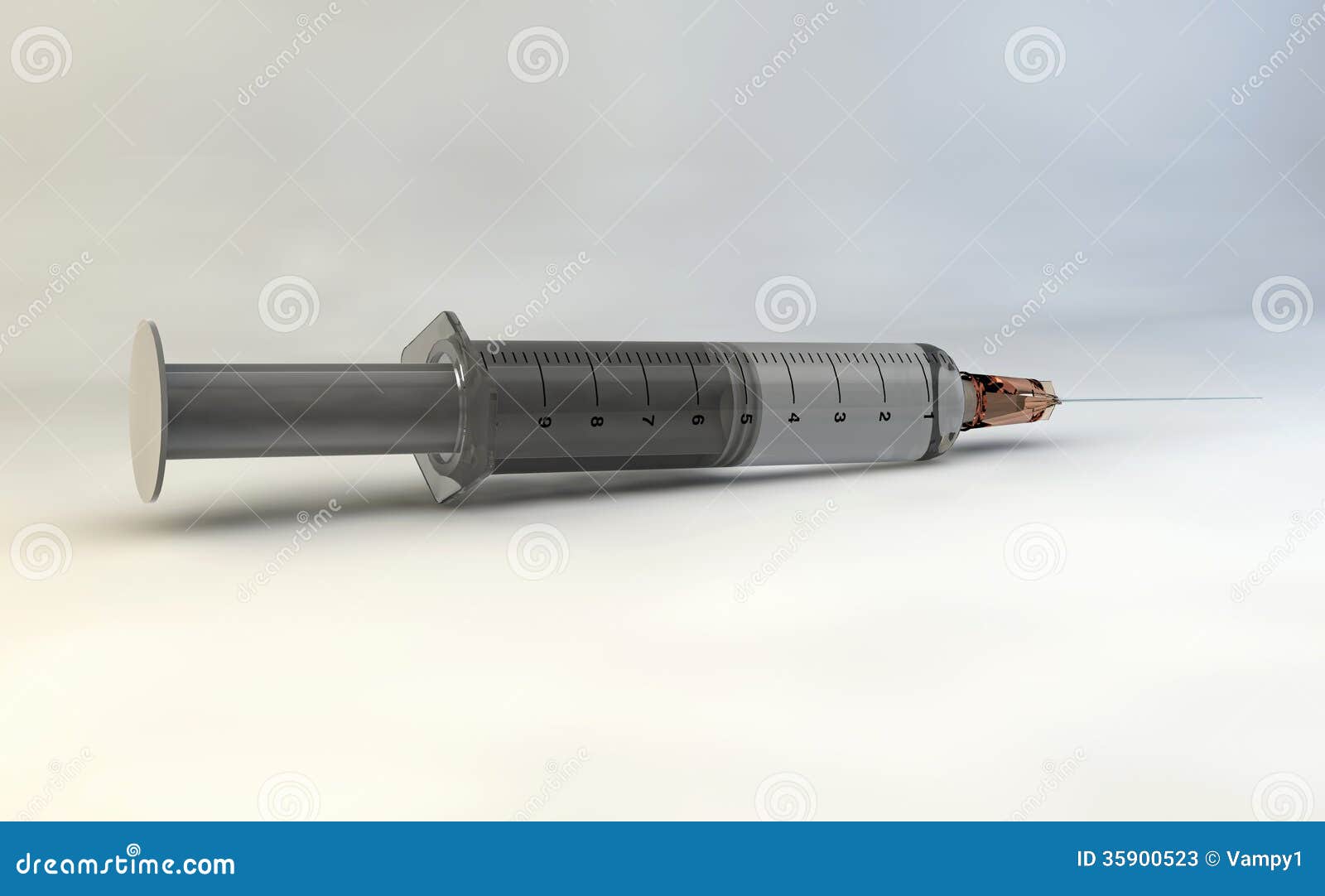 Syringe Exam Test Analysis Hospital Stock Illustration - Illustration ...
