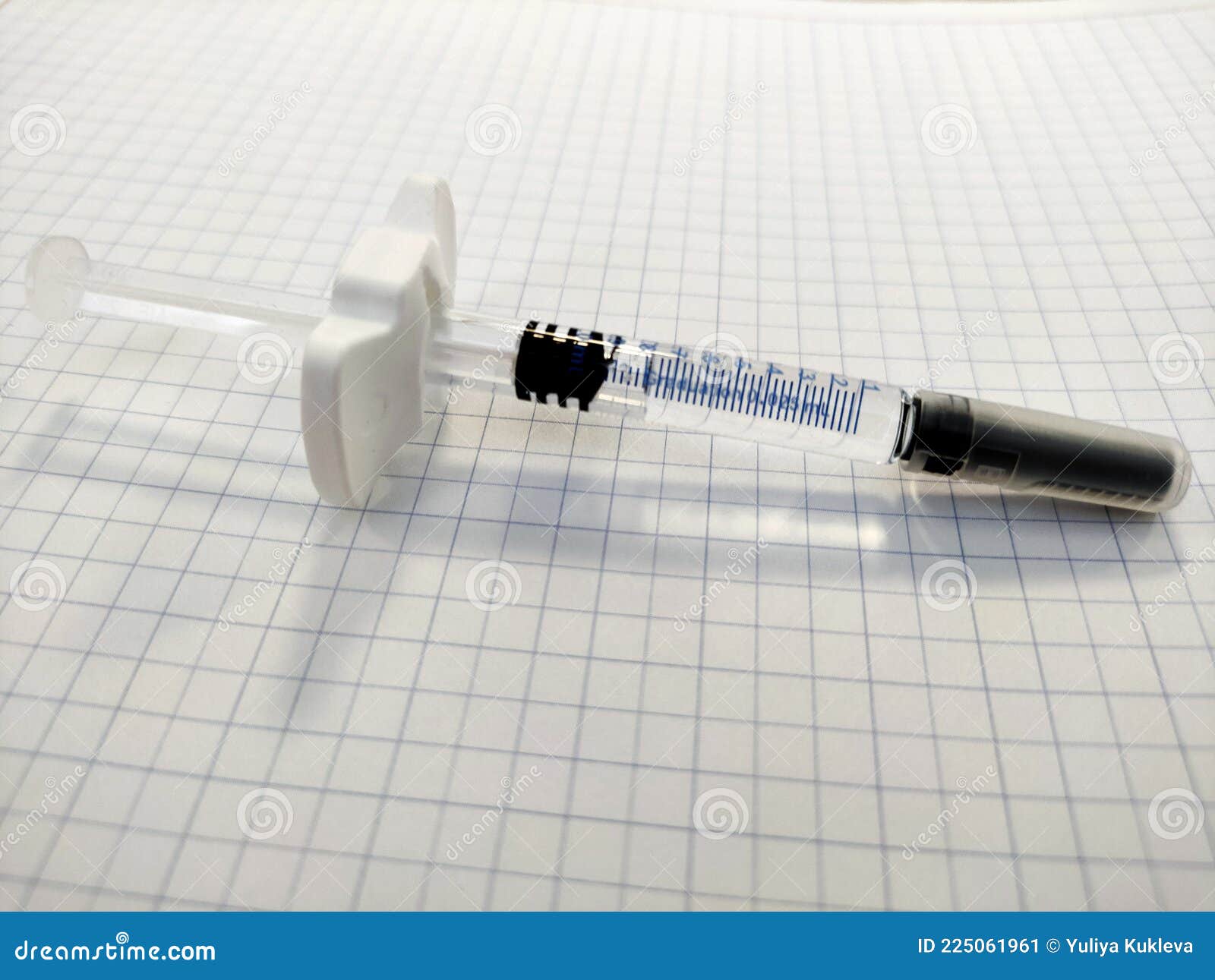 Syringe Filled with Liquid for Injection Stock Image - Image of filled ...