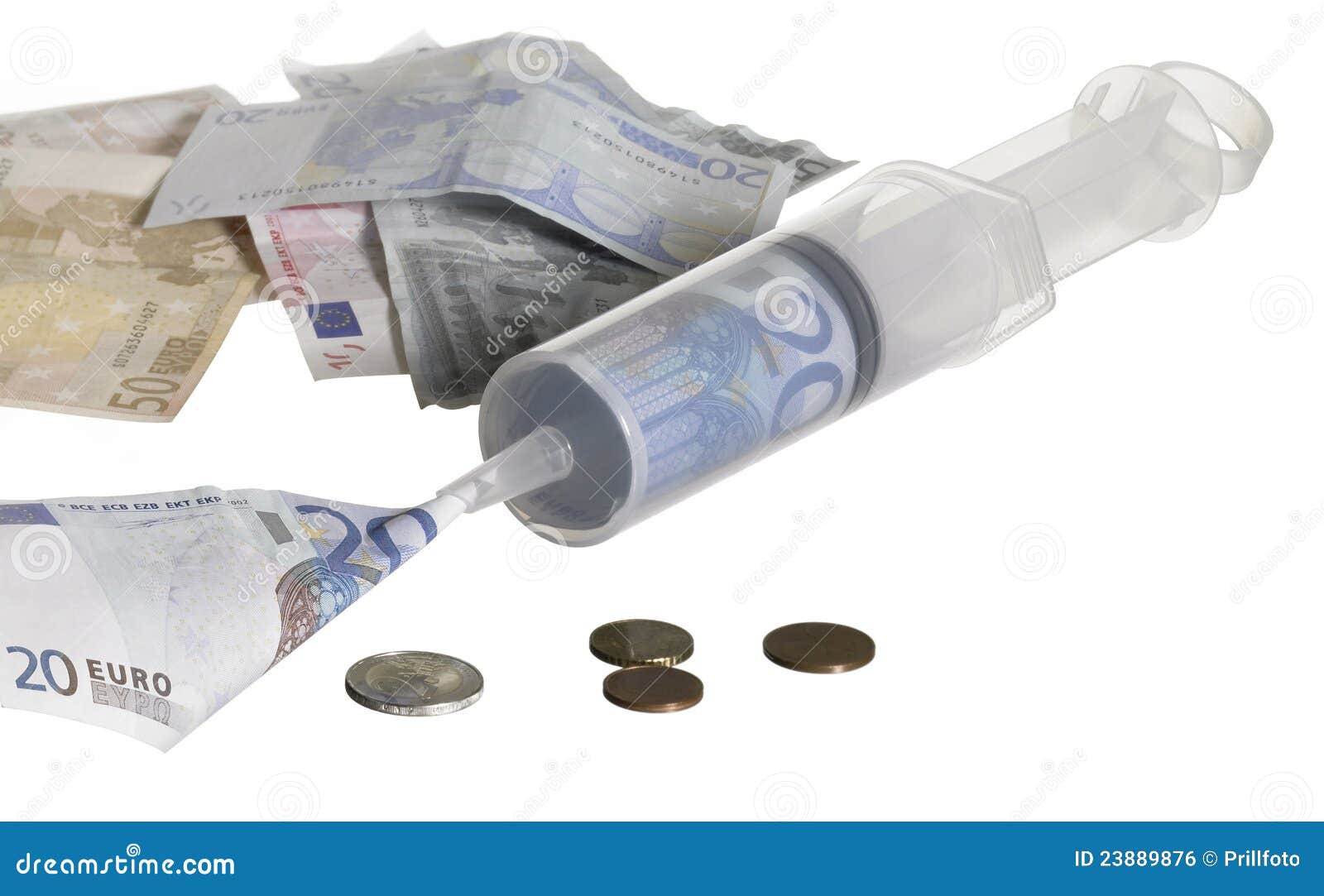 Syringe filled with money stock photo. Image of currency - 23889876