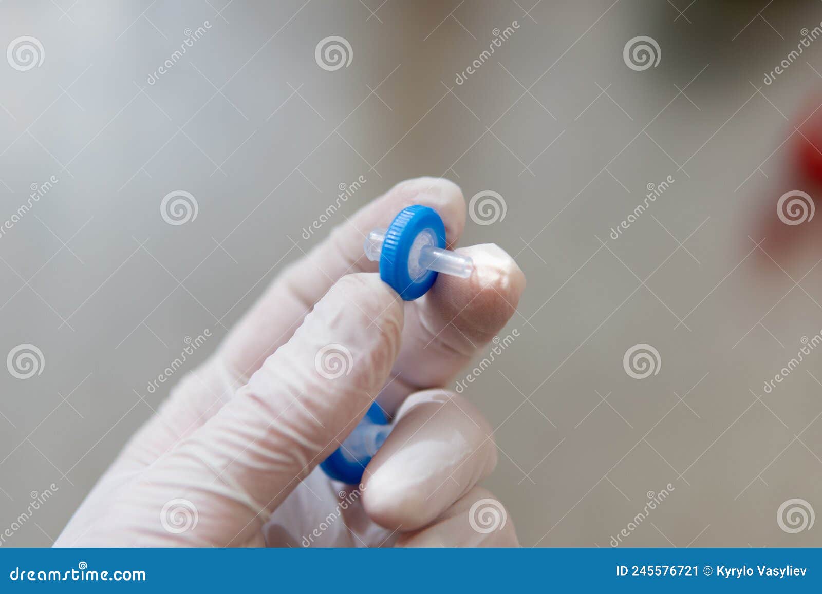 Syringe Filter. Modern Methods of Filtration in Medicine Stock Image ...