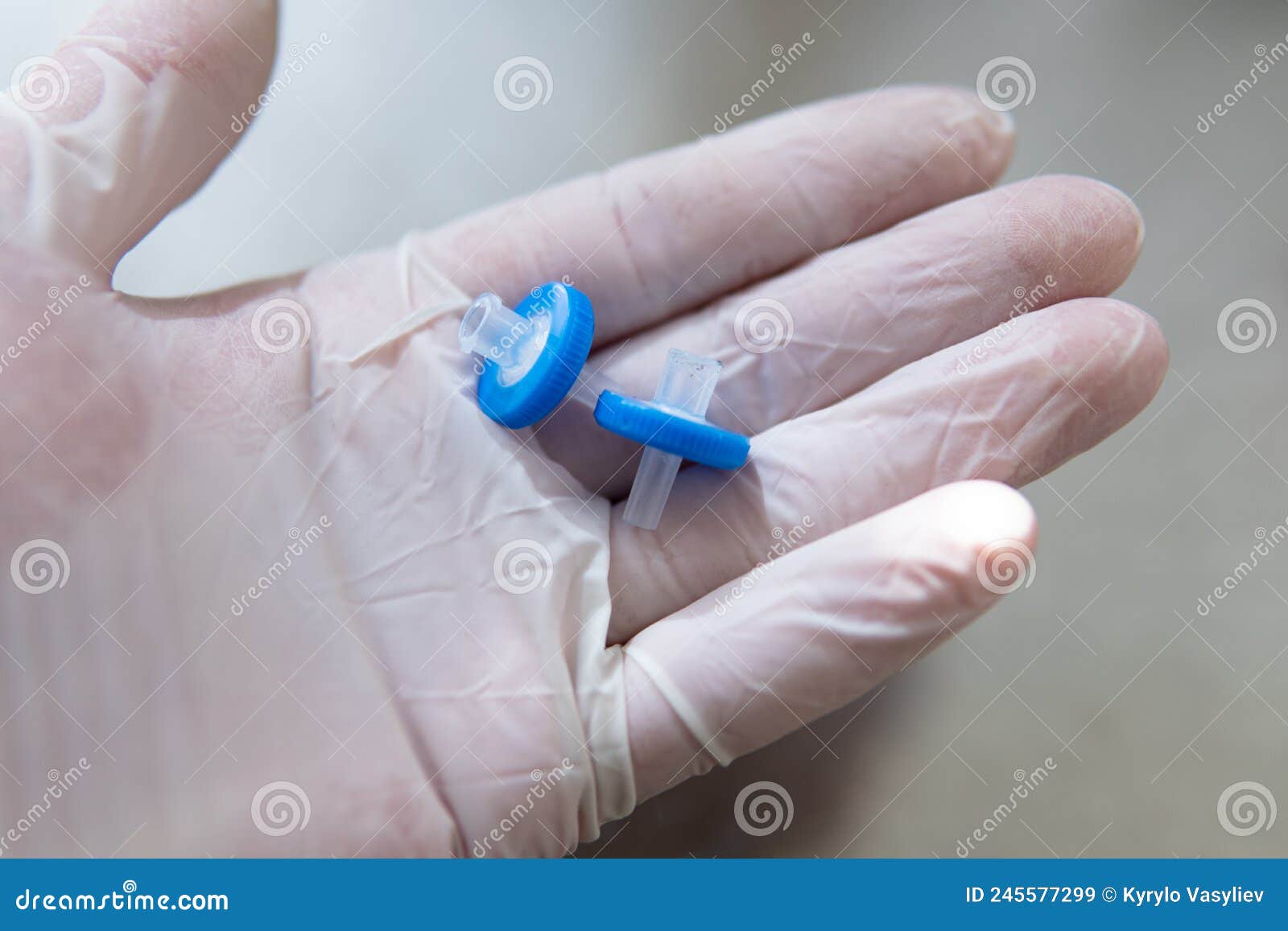Syringe Filter. Modern Methods of Filtration in Medicine Stock Image ...