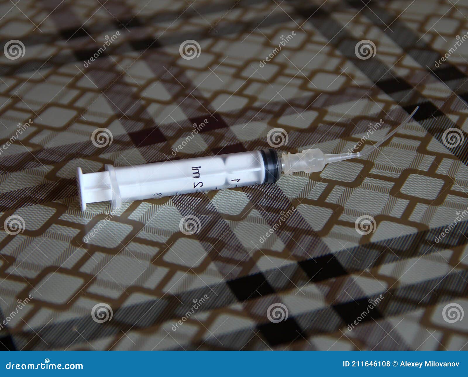 Syringe with Flush Attachment Stock Photo - Image of drip, illness ...